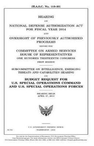 Hearing on National Defense Authorization Act for Fiscal Year 2014 and ...