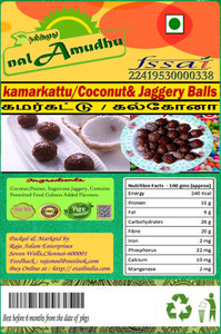 NallAmudhu Kalkona | Kamarkattu Coconut Jaggery Balls Coconut Candy ...