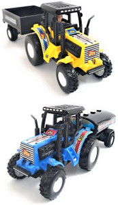 maisie Combo Toys of Tractor with Trolley and Tractor with Tanker ...