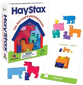 Brainwright Hay Stax The Barnyard Packing Puzzle - Hay Stax The ...