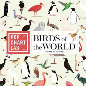 Birds of the World by Pop Chart Lab Wall Calendar 2020: Buy Birds of ...