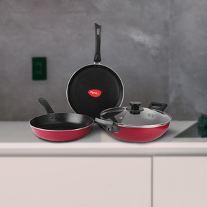 Pigeon Alpha Induction Bottom Non-Stick Coated Cookware Set Price in ...