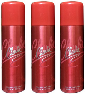 CHARLIE RED (PACK OF 3) Perfume Body Spray - For Men - Price in India ...