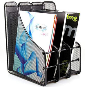 Flipkart.com | FIDELITY 3 Compartments metal Document Holder for Office ...