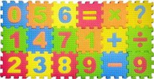 CTC CREATION ABC & 123 Kids Non-Toxic Alphabet Puzzle Mat Colorful foam ...