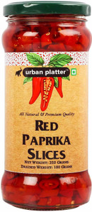 urban platter Red Paprika Slice [Drained Weight 180g, Spicy, in Brine ...