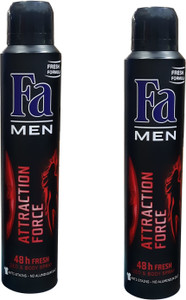 FA ATTRACTION FORCE (PACK OF 2) Deodorant Spray - For Men - Price in ...