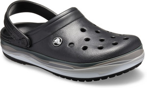 CROCS Crocband Wavy Band Clog Men Black Clogs - Buy CROCS Crocband Wavy ...