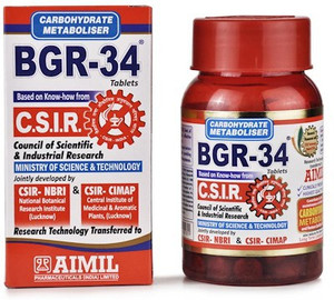 AIMIL BGR-34 Carbohydrate Metaboliser | Herbal For Endocrine Health ...