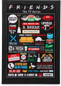 Digital Printed Funny Quotes Wall Poster' Friends The TV Series" 3D ...