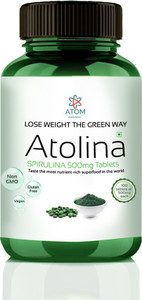 Atolina Organic Spirulina Tablets (500mg Each) Price in India - Buy ...