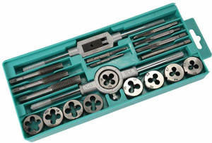 GSK Cut 20pcs Metric Tap and Die Set M3 to M12 Thread Thread Repair ...
