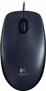 Logitech Wired USB Mouse (Black) Wired Ambidextrous Laser Gaming Mouse ...