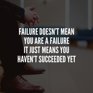 failure doesn't |Motivational Poster Paper Print - Quotes & Motivation ...