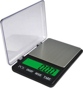 NIBBIN Compact 600gm Weighing Scale . (Black, Silver) 1GM TO 600gm ...