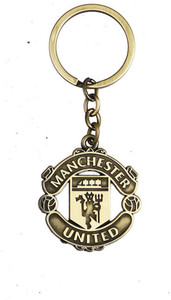 One Wish Football Club Manchester United Metal Keychain/Keyring (Bronze ...