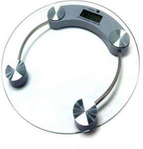 YAZATI Human Body Weight Machine 8mm Round Glass Weighing Scale (White ...