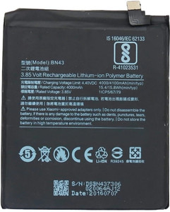 meomi Mobile Battery For Xiaomi Redmi Note 4X (Model : BN43) 4100mAh Li ...