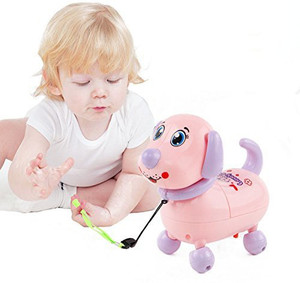 Obvie Musical Dancing Dog with Music Flashing Lights Puppy Can Walk ...