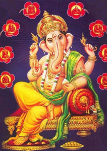 ganpati bappa Paper Print - Religious posters in India - Buy art, film ...