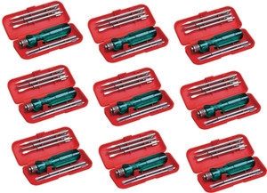 GB Tools - Screw Driver Kit With Neon Line Tester (Pack of 9 kit ...