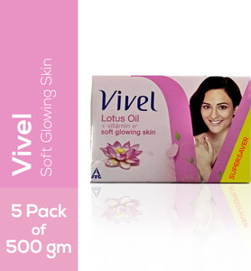 Vivel Bathing Bar - Lotus Oil, (100gx4) + 100g = 500g Pack - Price in ...