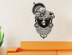 INDIA WALL STICKER 59 cm India Shreenath ji wall sticker Removable ...