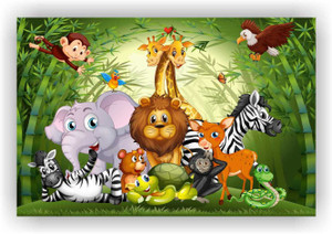 Cartoon Poster For Kids Room High Quality Print By GeeTee Paper Print ...