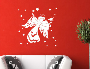 INDIA WALL STICKER 60 cm Flying Angel Cliparts Wall Decals and Sticker ...