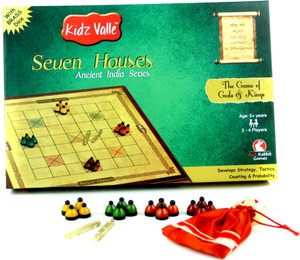 Kidz Valle Seven Houses, Chowka Bara Party & Fun Board Game - Seven ...