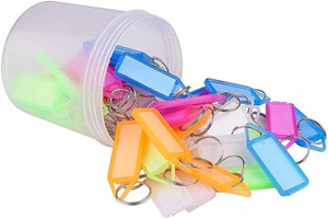 eweft Pack of 50 Assorted Tag Label Multipurpose Writable Name Key Tags ...