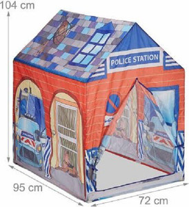 mQFIT Police Station Theme Foldable Kids Playing Tent - Police Station ...