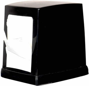 Shri Krishna Polymers Double Side cube Table Top Tissue Dispenser Black ...