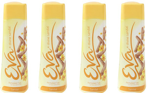 EVA DIVINE SANDAL PERFUMED TALC POWDER PACK OF 4 - Price in India, Buy ...