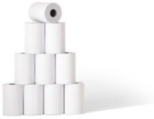 REALON Petrol pump billing machine thermal paper rolls- 2inch(Set of 10 ...