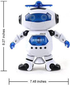 Toyvala Dancing Robot Musical Toy for Kids with Flashing Lights ...