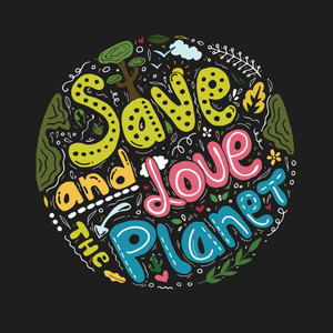 save and love sticker poster| Paper Print - Nature posters in India ...