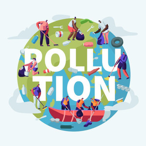 pollution sticker poster|save earth Paper Print - Nature posters in ...