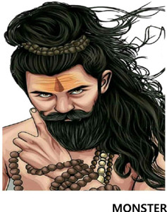 Monster Mahakal body Men Women Waterproof tattoo (Temporary Tattoo ...