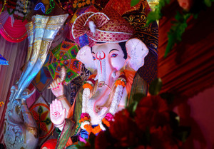 KD gnapati bappa Poster|hindu gods poster Paper Print - Religious ...