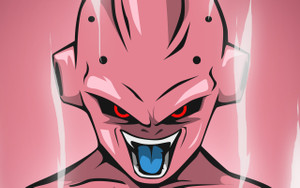 kid buu screaming sticker poster|dragon ball z poster|anime poster|size ...