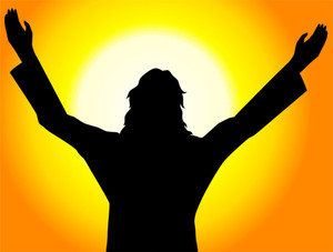 Jesus Christ yellow bg |god poster|christian god poster Paper Print ...