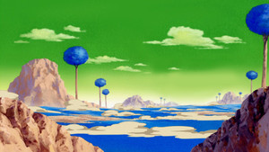 planet namek sticker poster|dragon ball z poster|anime poster|size ...