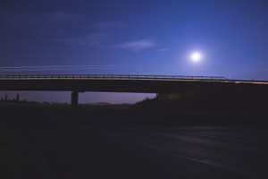 Full Moon over Highway |moon quotes|wall poster Paper Print ...
