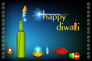 fire cracker and diya |festival poster|diwali poster|poster for diwali ...