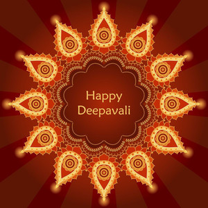 KD Happy Deepavali Sticker Poster|Diwali Poster Paper Print - Religious ...