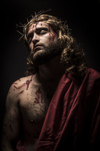 bleeding with crown |god poster|christian god poster|jesus poster|Jesus ...