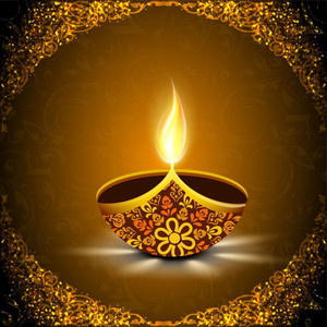 golden background deepak M Paper Print - Decorative posters in India ...