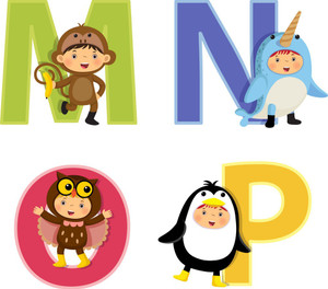 MNOP alphabet Paper Print - Educational posters in India - Buy art ...