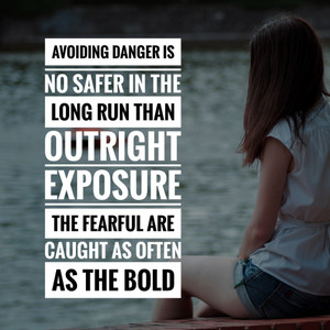 avoiding danger is |Motivational Poster|Inspirational Poster|t Paper ...